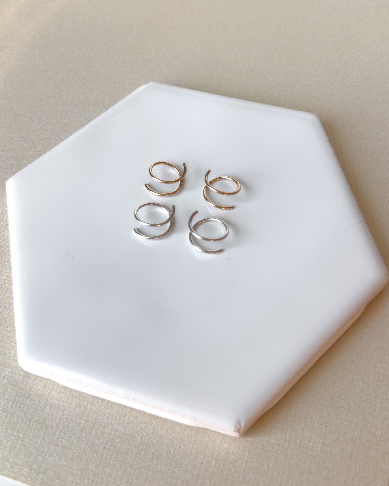 Magnolia Earrings | Handmade Gold Filled Earrings – Clay & Fern Co.