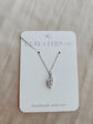Hyacinth Necklace - Silver Wedding Jewelry | Clay & Fern Co.